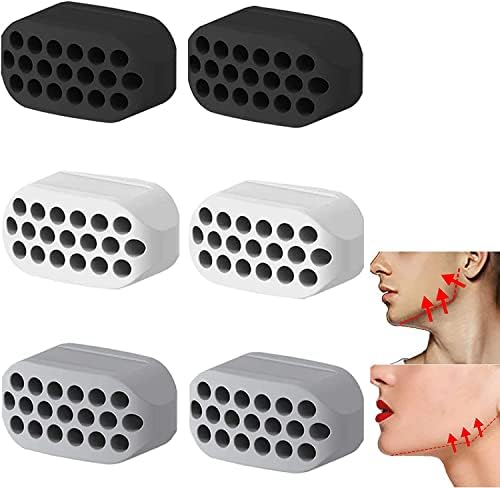 6 Pièces Jaw Exerciser - Musclez votre mâchoire pour un double menton ...