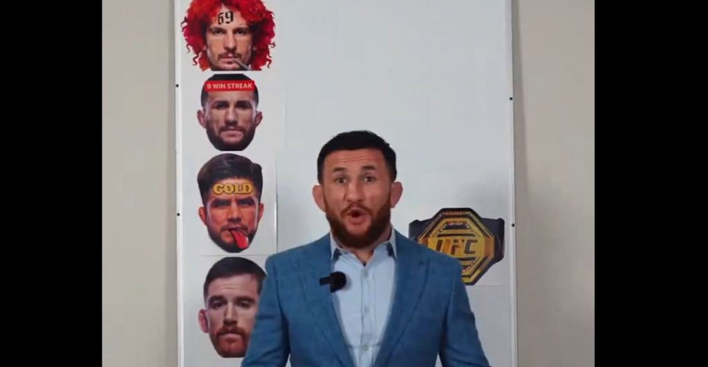 Merab Dvalishvili publie une vidéo hilarante concernant les futurs ...