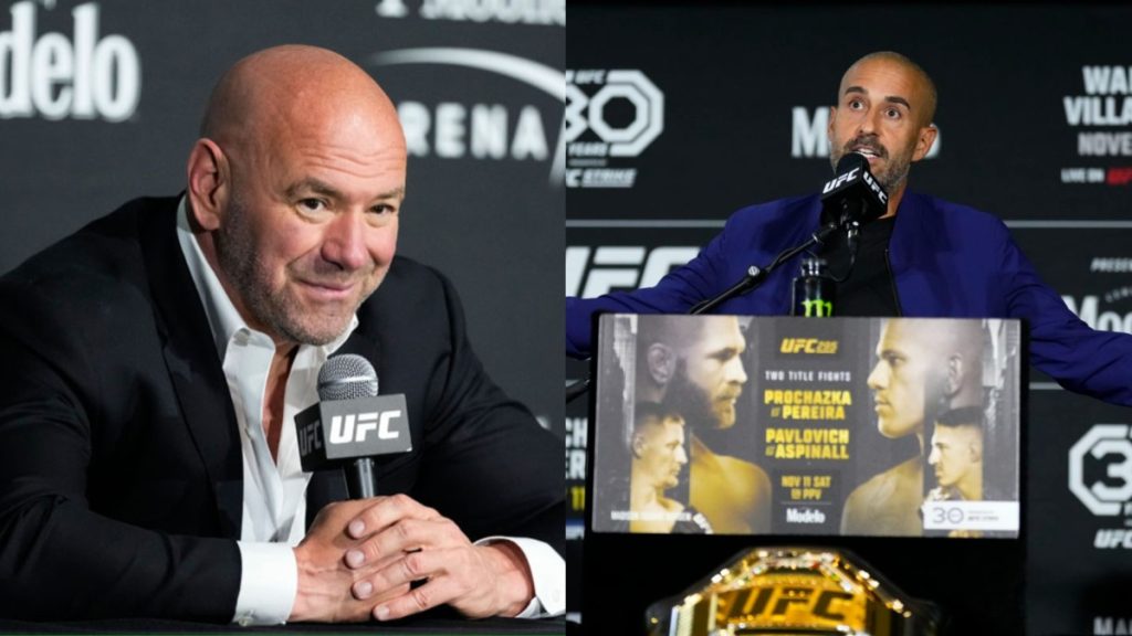 Le Pdg De Lufc Dana White Réagit Après Que Jon Anik Se Soit