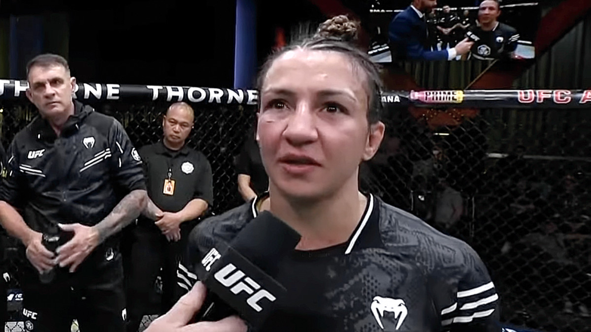 Amanda Ribas UFC Vegas 89 Octagon Interview : « J'ai essayé de faire de ...